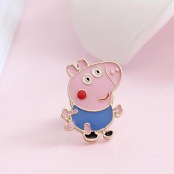 Accessories | Brand New Peppa Pig George Pig Enamel Pin | Poshmark